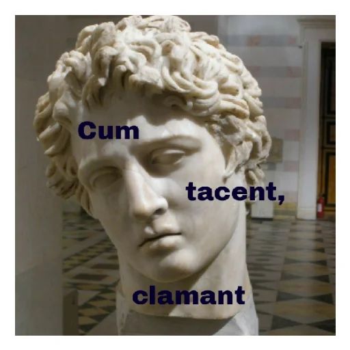 Pack de stickers para Telegram «Roman Sculpture»