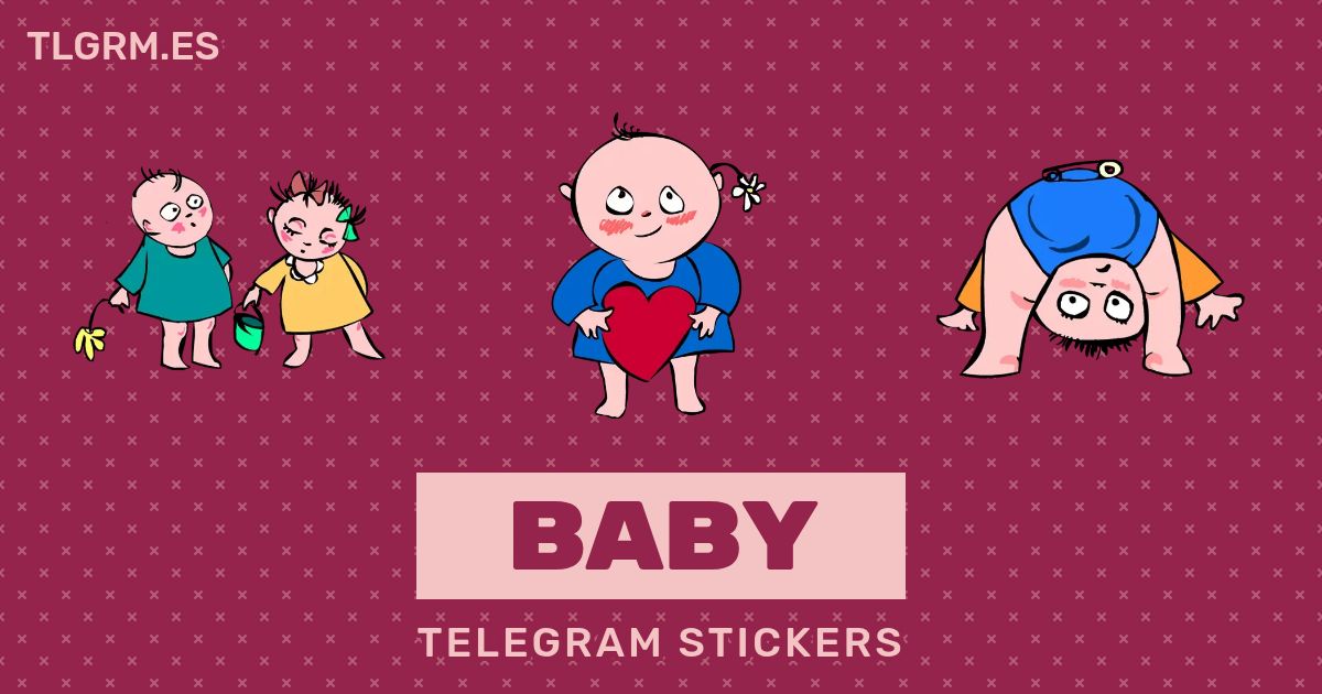 Pack de stickers para Telegram «Baby»