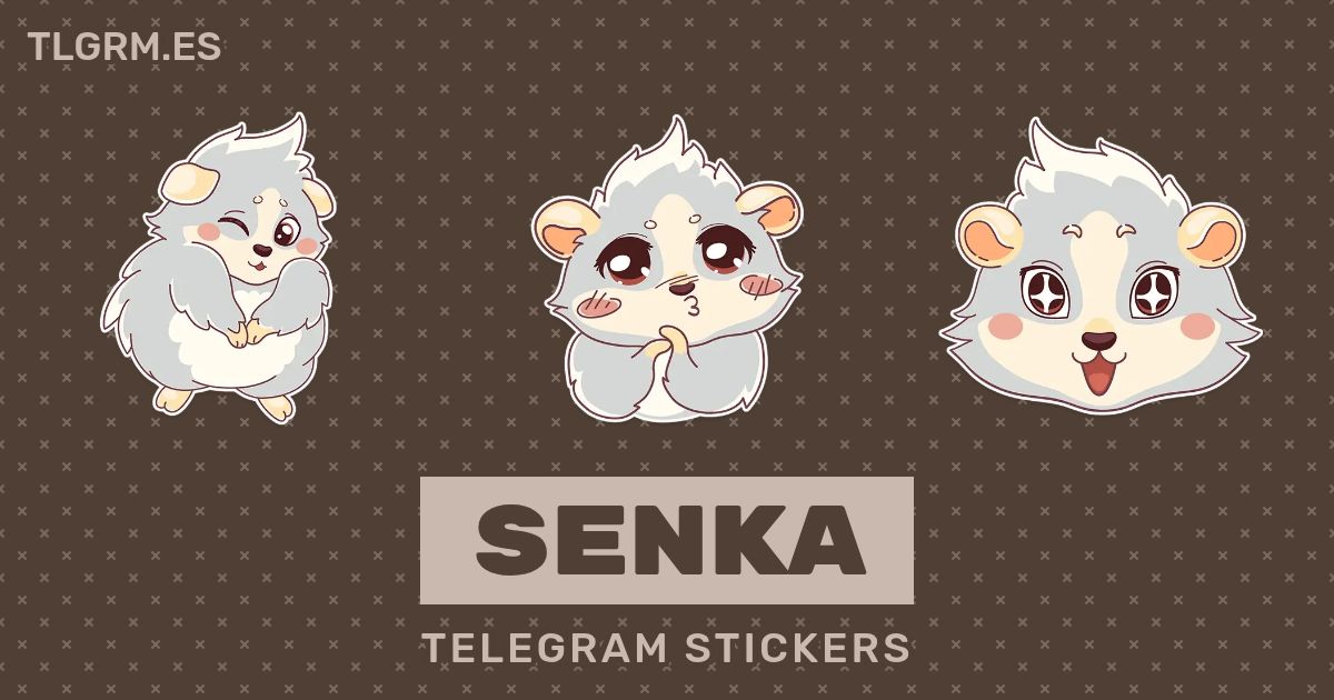Pack de stickers para Telegram «Senka»
