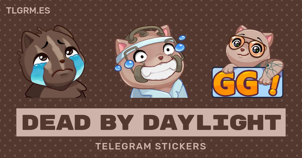 Pack de stickers para Telegram «Dead by Daylight»