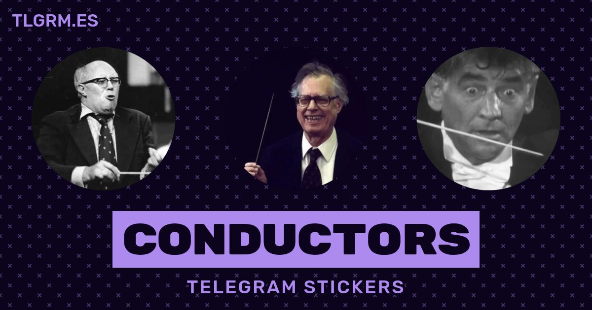 Pack de stickers para Telegram «Conductors»