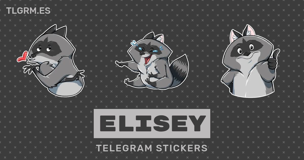 Pack de stickers para Telegram «Elisey»