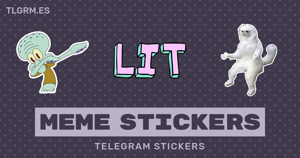 Pack de stickers para Telegram «Meme stickers»