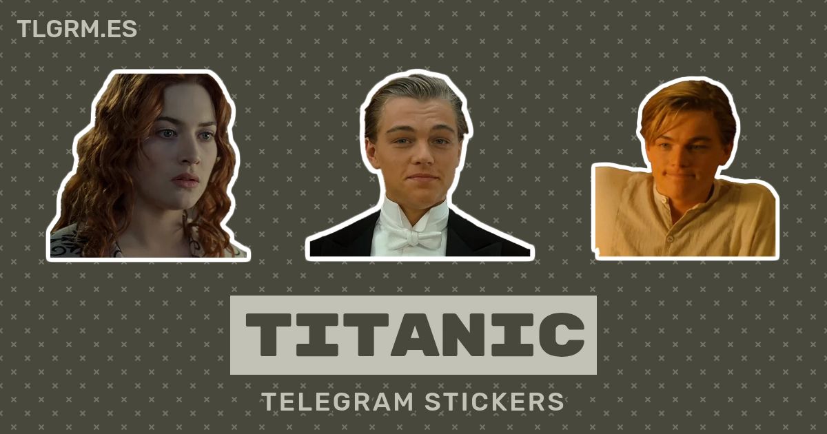 Pack de stickers para Telegram «Titanic»
