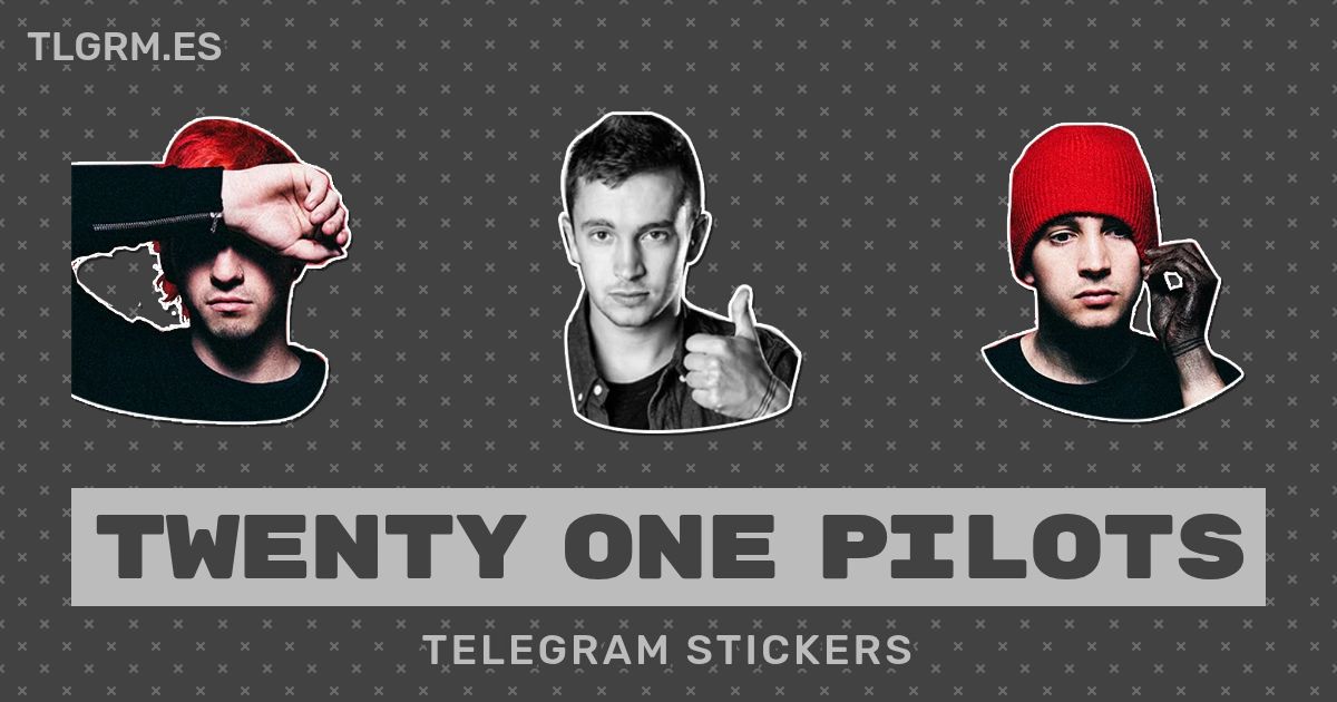 Pack de stickers para Telegram «Twenty One Pilots»