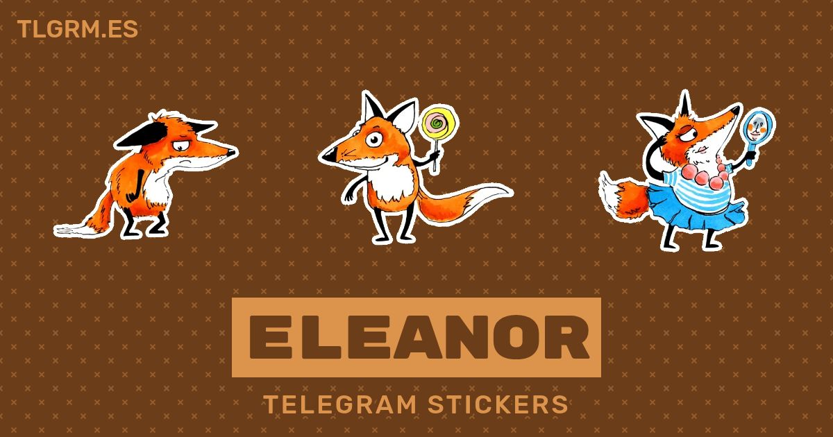 Pack de stickers para Telegram «Eleanor»