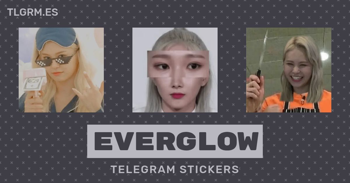 Pack de stickers para Telegram «Everglow»