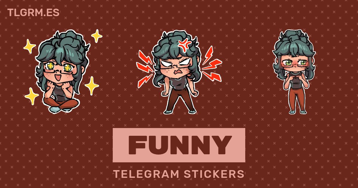 Pack de stickers para Telegram «Funny»