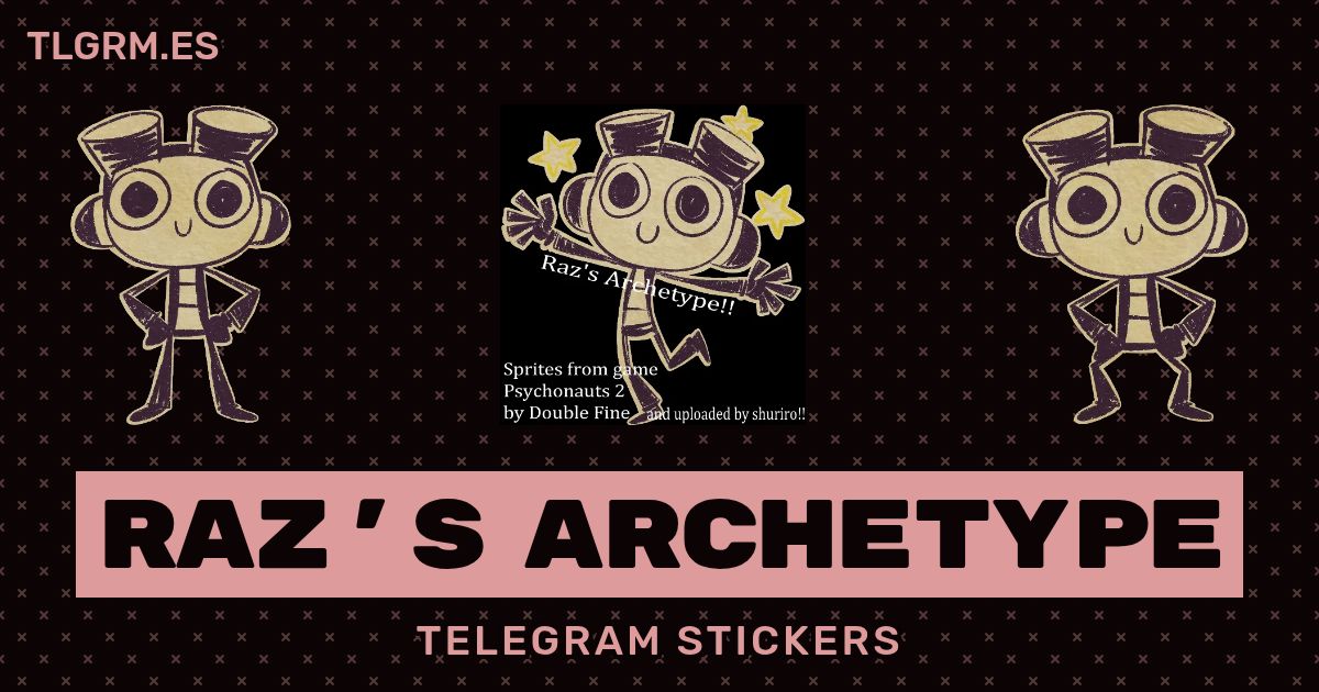 Pack de stickers para Telegram «Raz's Archetype»