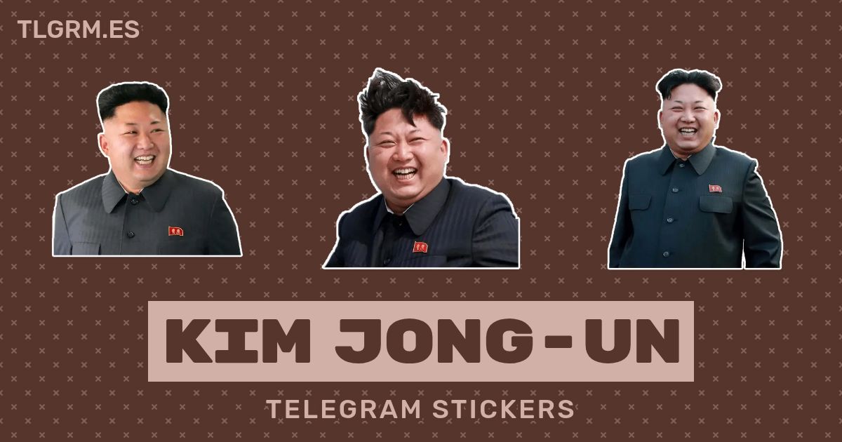 Pack de stickers para Telegram «Kim Jong-un»